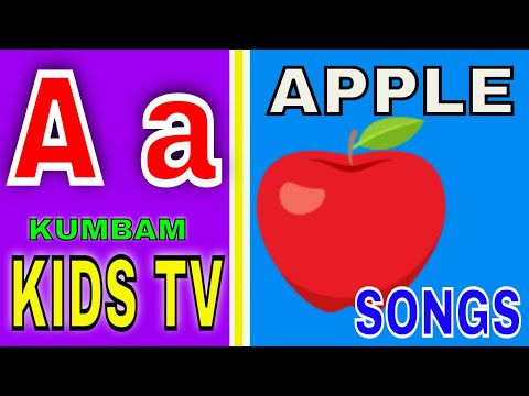 A B C D E F G ALPHABET SONGS | Nursery Rhymes | Phonics Song for Children | KUMBAM TV - KIDS TV