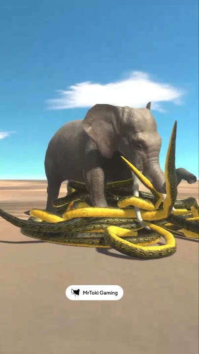 Snake vs Elephant - animal revolt battle fight #shorts #snake #elephant ...