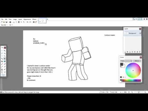 Free Minecraft Cartoon Avatar Template - YouTube