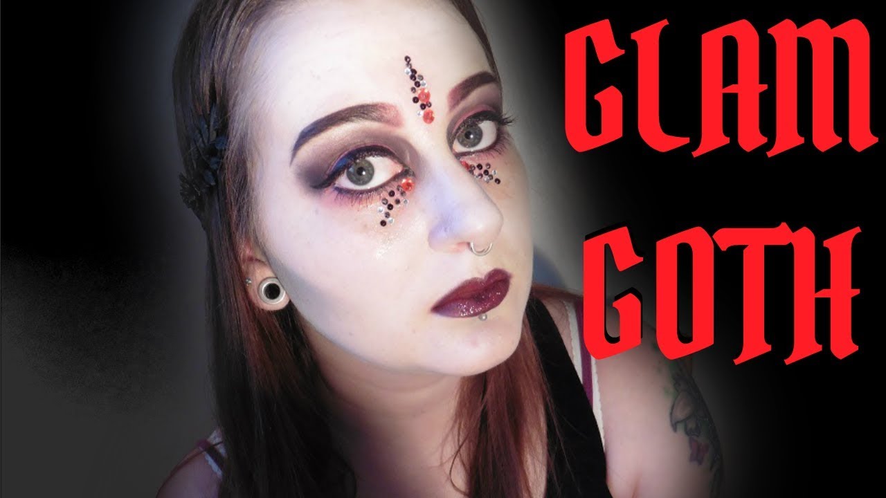 Vamp Gothic Glam Makeup Tutorial - YouTube