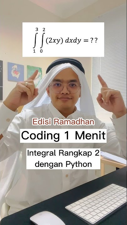 Integral Rangkap 2 dengan Python - Coding 1 Menit - YouTube