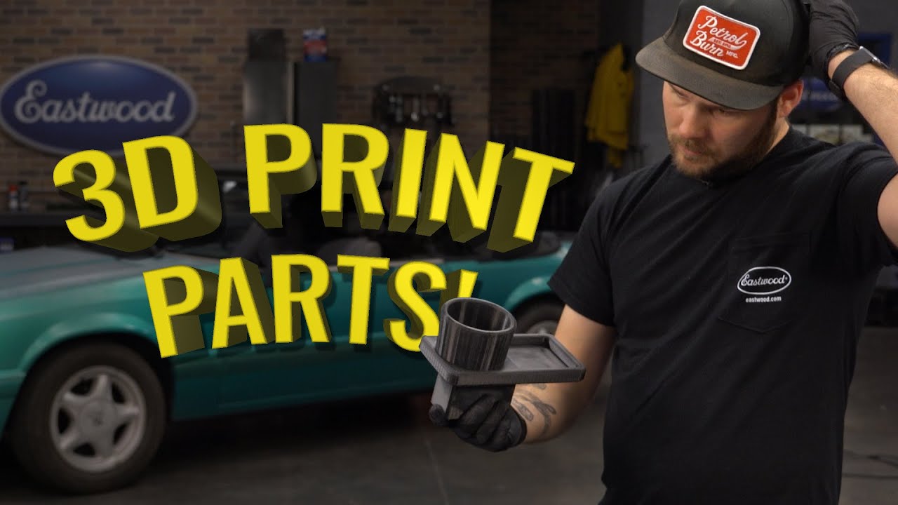 3D PRINTING A MUSTANG CUP HOLDER - Get Creative With Your 3D Printer ...