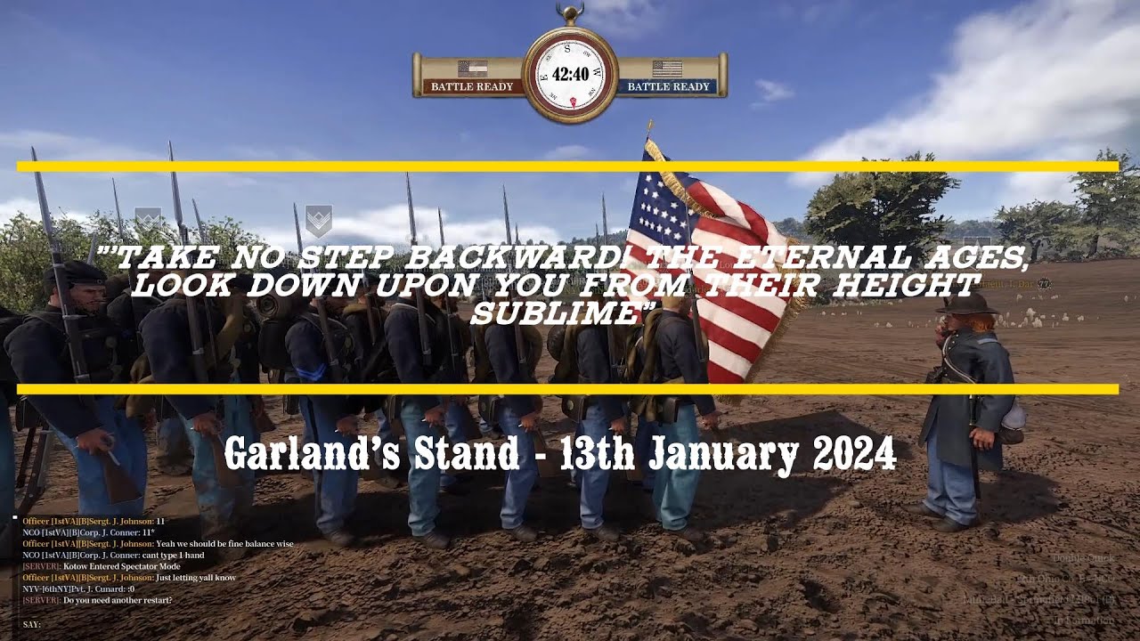 An Aggressive Approach to Garland's Stand (War of Rights) - YouTube