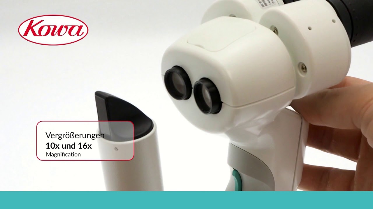 Przenośna lampa szczelinowa KOWA SL-17 - YouTube