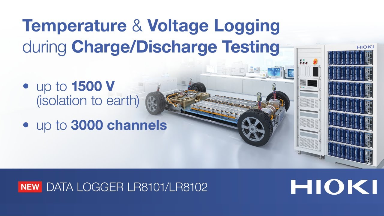 Temperature & Voltage Logging during Charge/Discharge Testing | HIOKI ...
