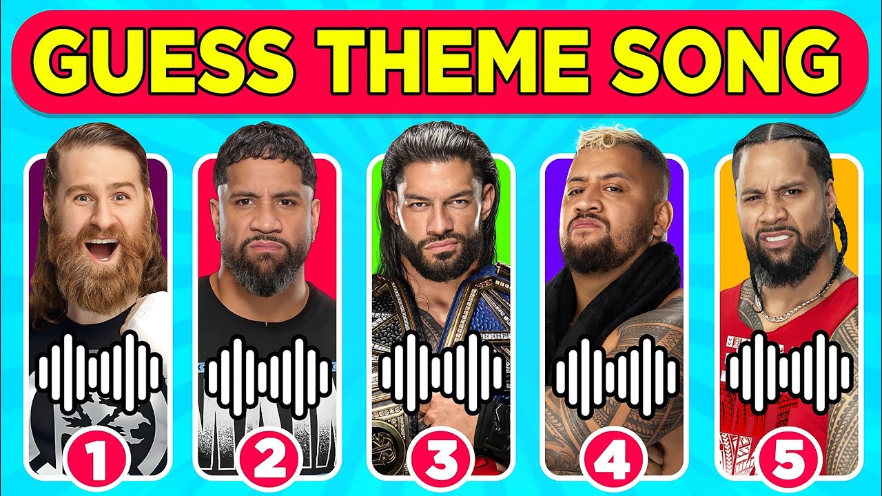WWE Theme Song Quiz 🎶 🎤 Can You Guess Them All? CHALLENGE YOU - YouTube