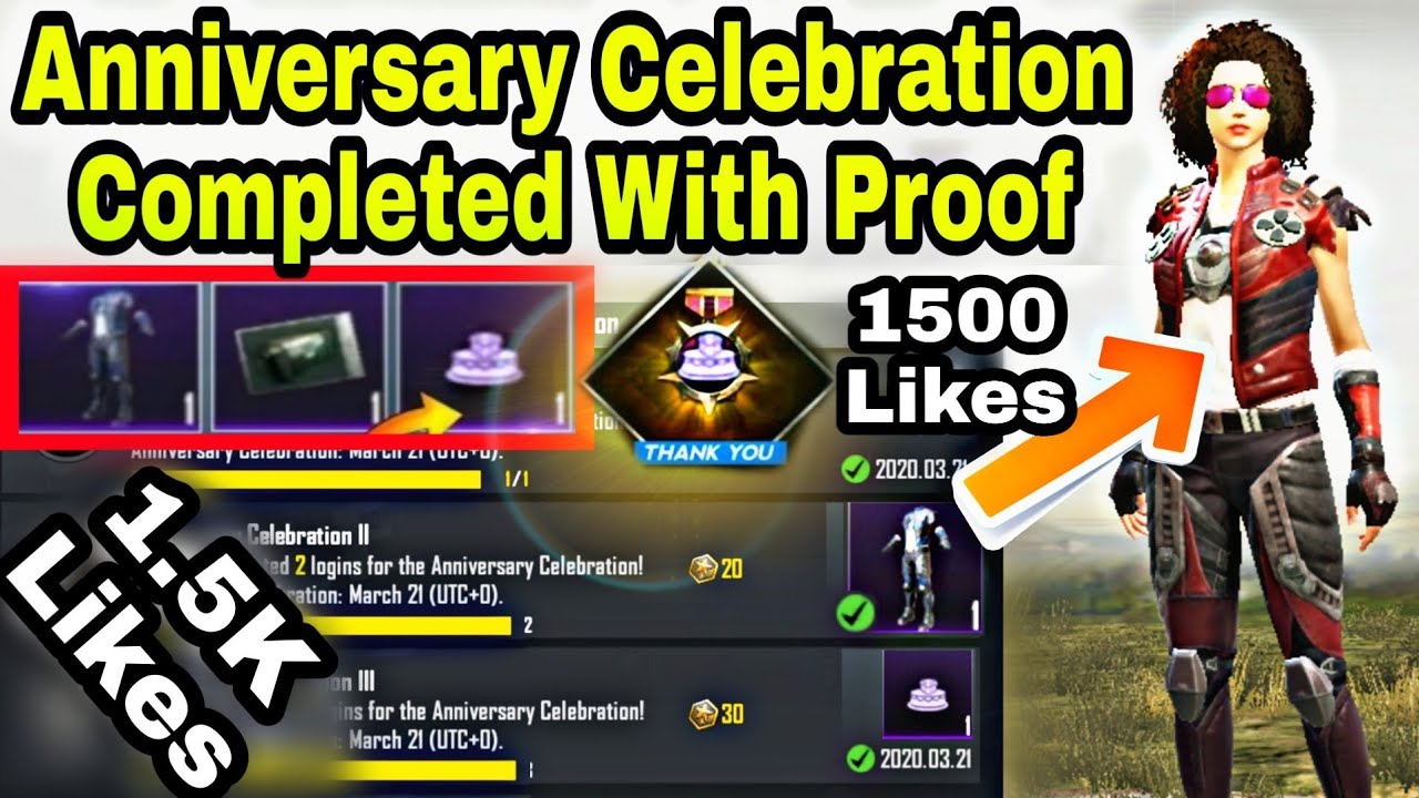 Thank You Title PUBG Mobile Easily Get | Anniversary Celebration ...