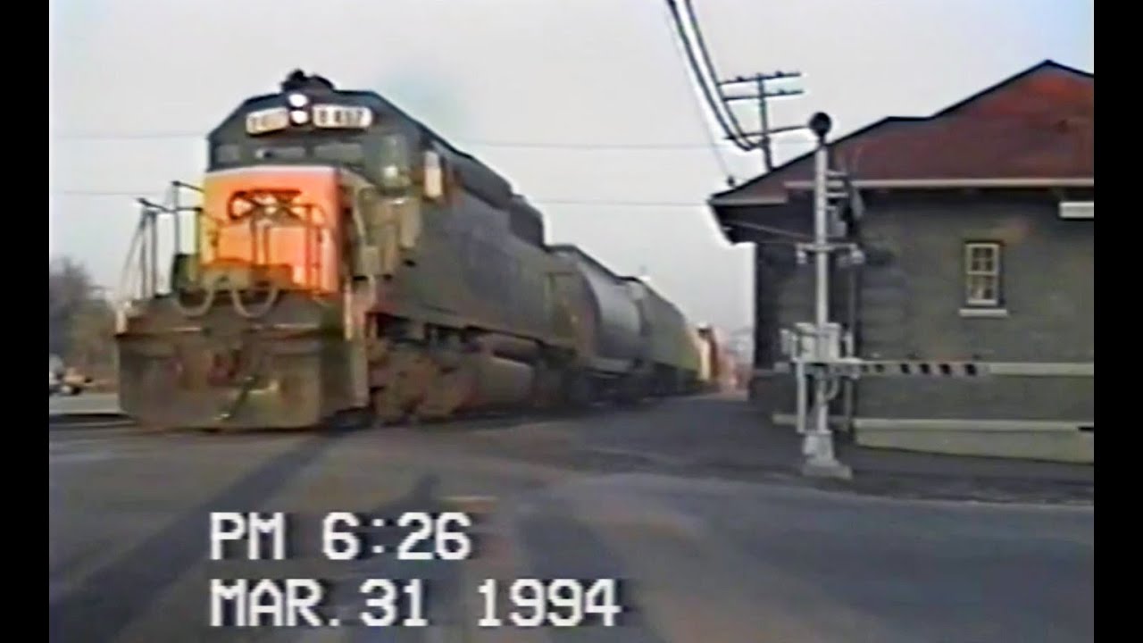 Trains of Ohio - March 31 1994 - YouTube