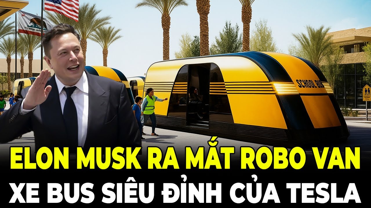 Elon Musk Ra Mắt Tesla Robo Van - Xe Bus Không Người Lái Siêu Đỉnh Đến ...