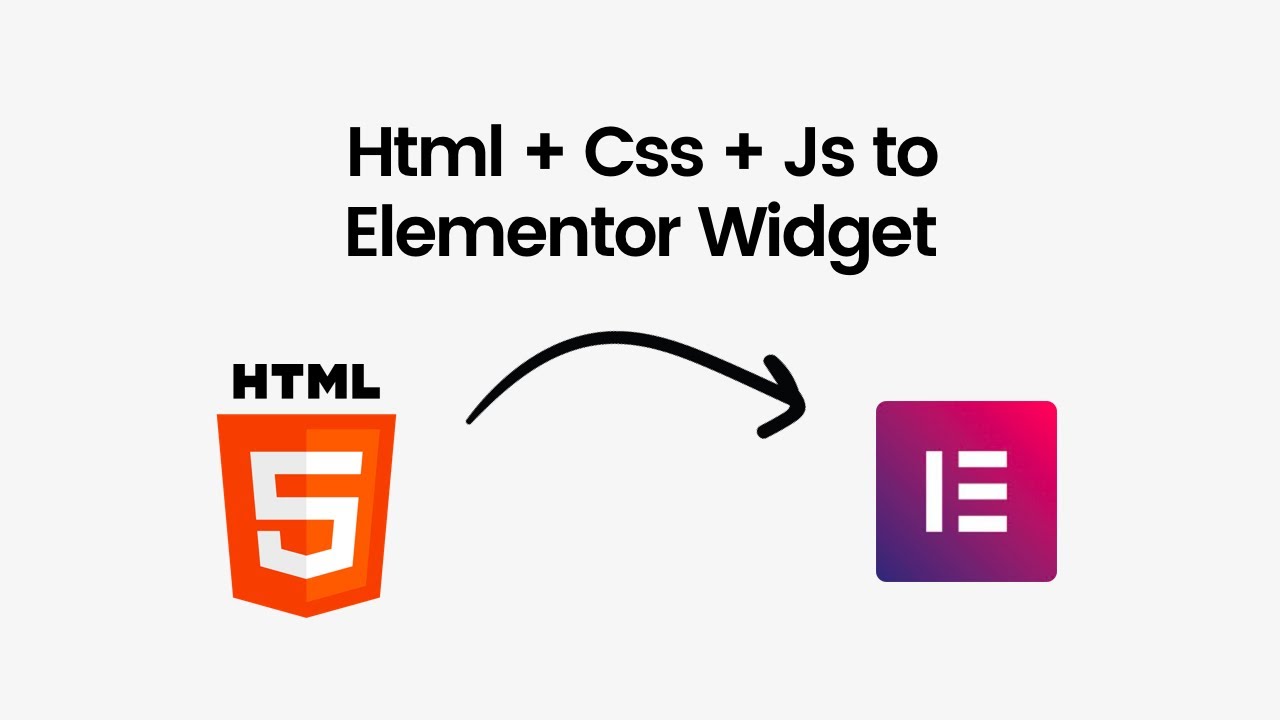 Html + Css + Js to Elementor Widget - Live Webinar Workshop - YouTube