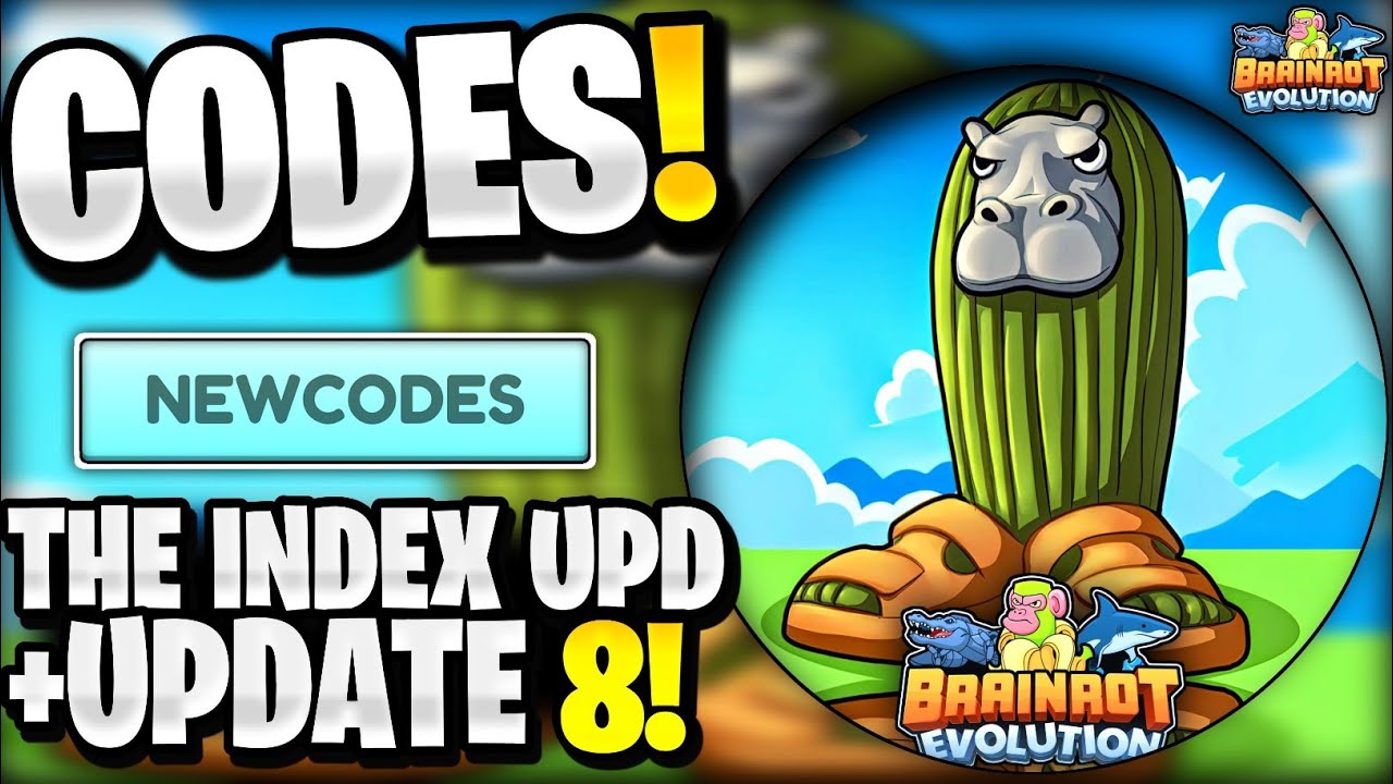 🔥*NEW* All Working THE INDEX UPDATE 8 CODES FOR BRAINROT EVOLUTION ...