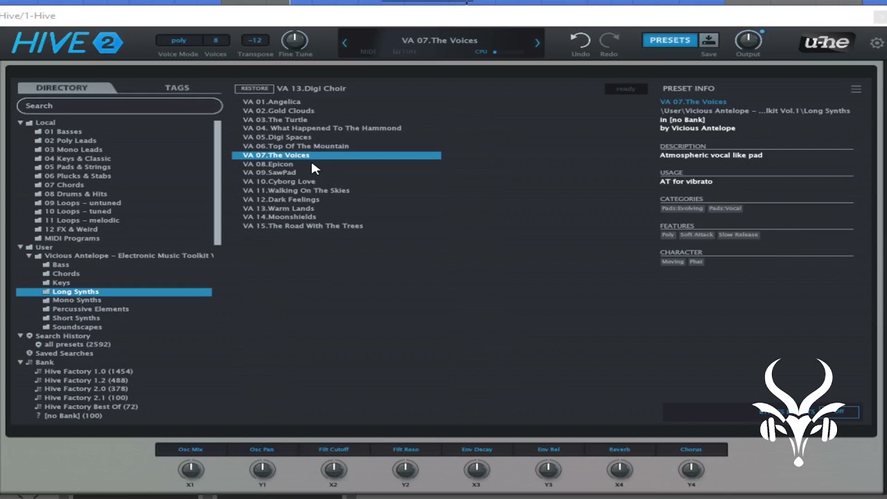 Hive Presets - Hive 2 soundbank is coming