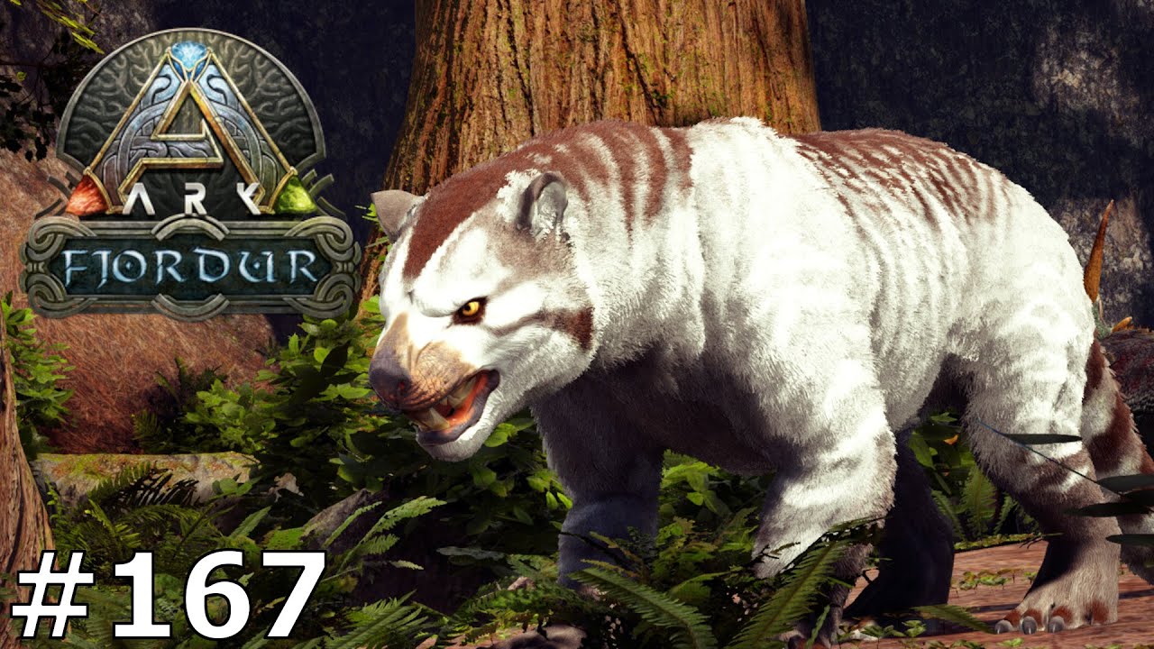WIWERNA OGNISTA I LEW WORKOWATY NA FJORDUR! ARK Survival Evolved #167 ...