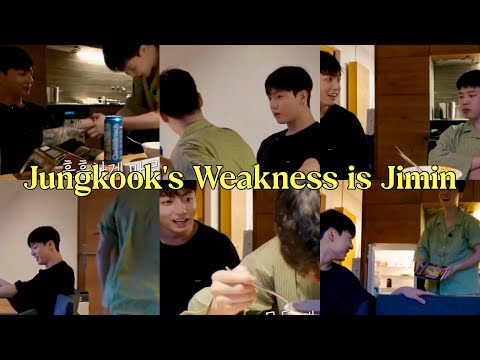 Jungkook couldn't Help Himself when Jimin Acted Cute || #jikook #jimin #jungkook #kookmin