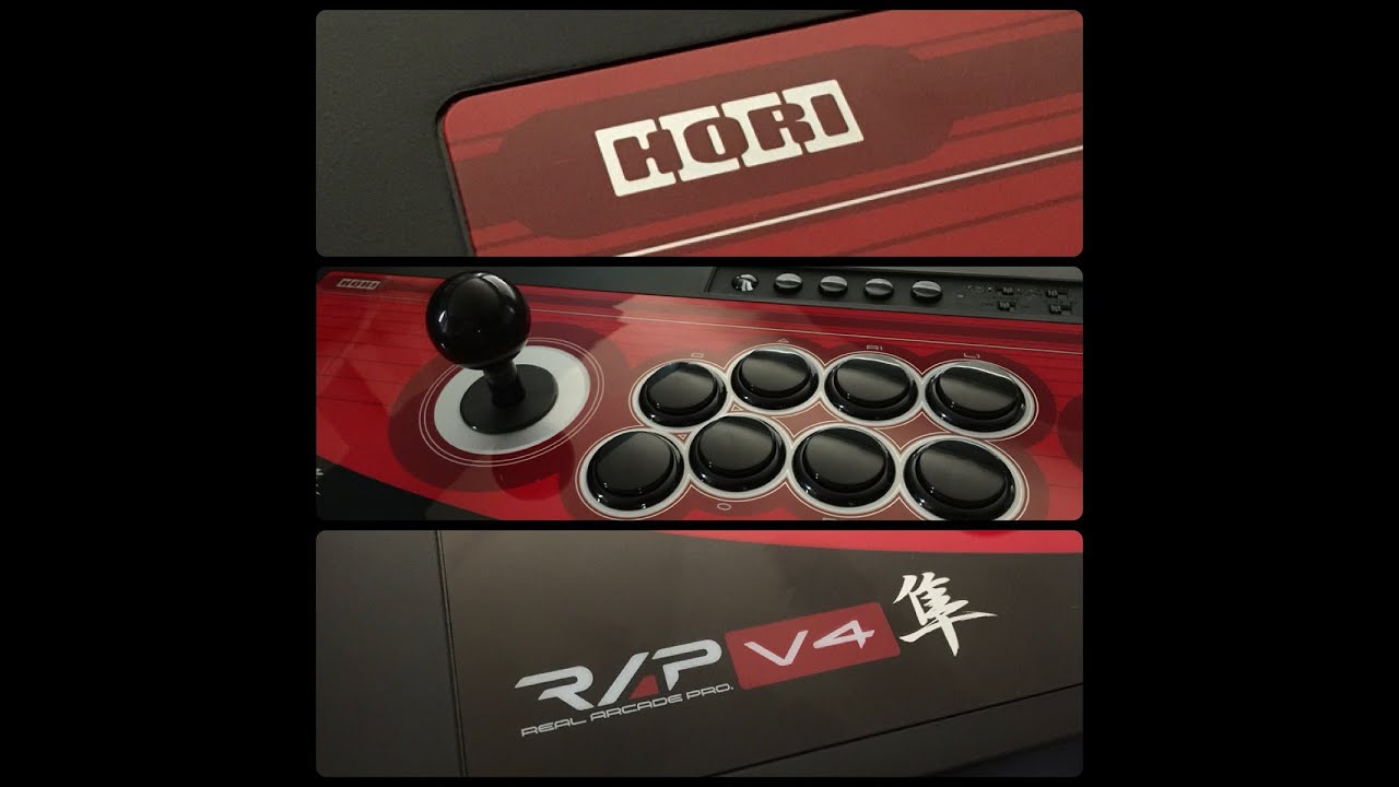 Hori RAP V4 FightStick for Playstation 4 and 3 (PS4/PS3) unboxing and ...