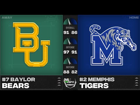 SFA Season 9 College Football Playoff Sugar Bowl: #2 Memphis (13-0) vs ...