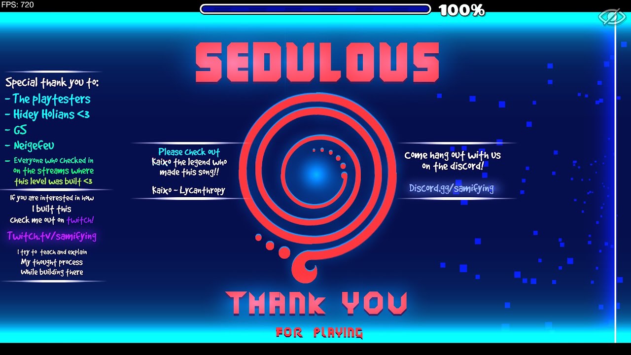 Sedulous by Samifying (Hard Demon) - YouTube