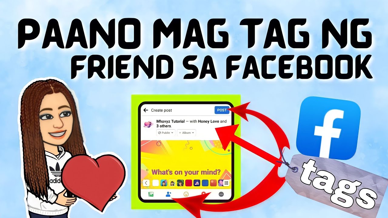 Paano mag tag ng friend sa Facebook uploads / Facebook tutorial - YouTube