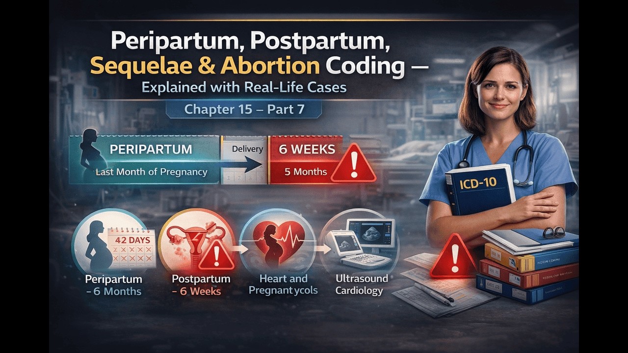 ICD-10 Chapter 15 Part 7: Sequelae (O94), Abortion & Postpartum Coding ...