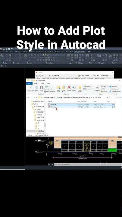 How to Add Plot Style in Autocad - YouTube