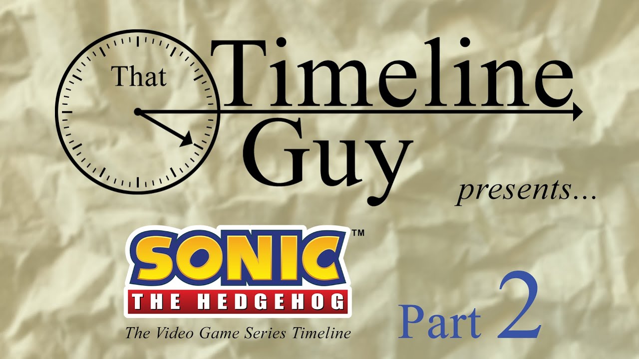 That Timeline Guy - Sonic the Hedgehog Timeline - Part 2 - YouTube