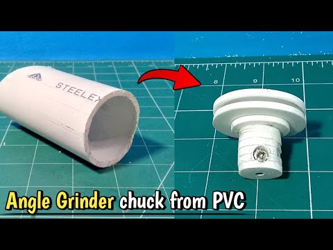 how to make angle grinder chuck from PVC pipe || Homemade angle grinder chuck || @MAJDIY.7
