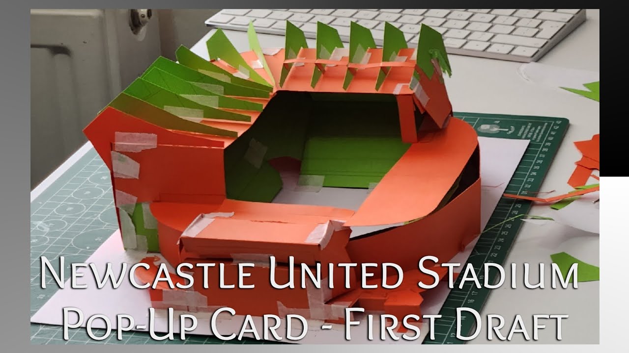 NEWCASTLE UNITED STADIUM Pop-Up Card - First Draft - YouTube