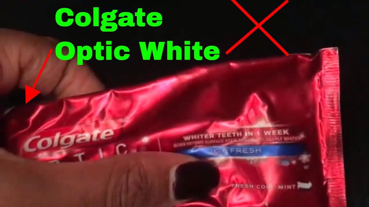 How To Use Colgate Optic White Toothpaste Review - YouTube