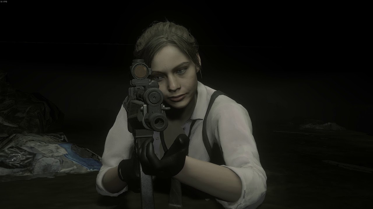Claire is Hunk from Alpha Team - RE2 remake - YouTube