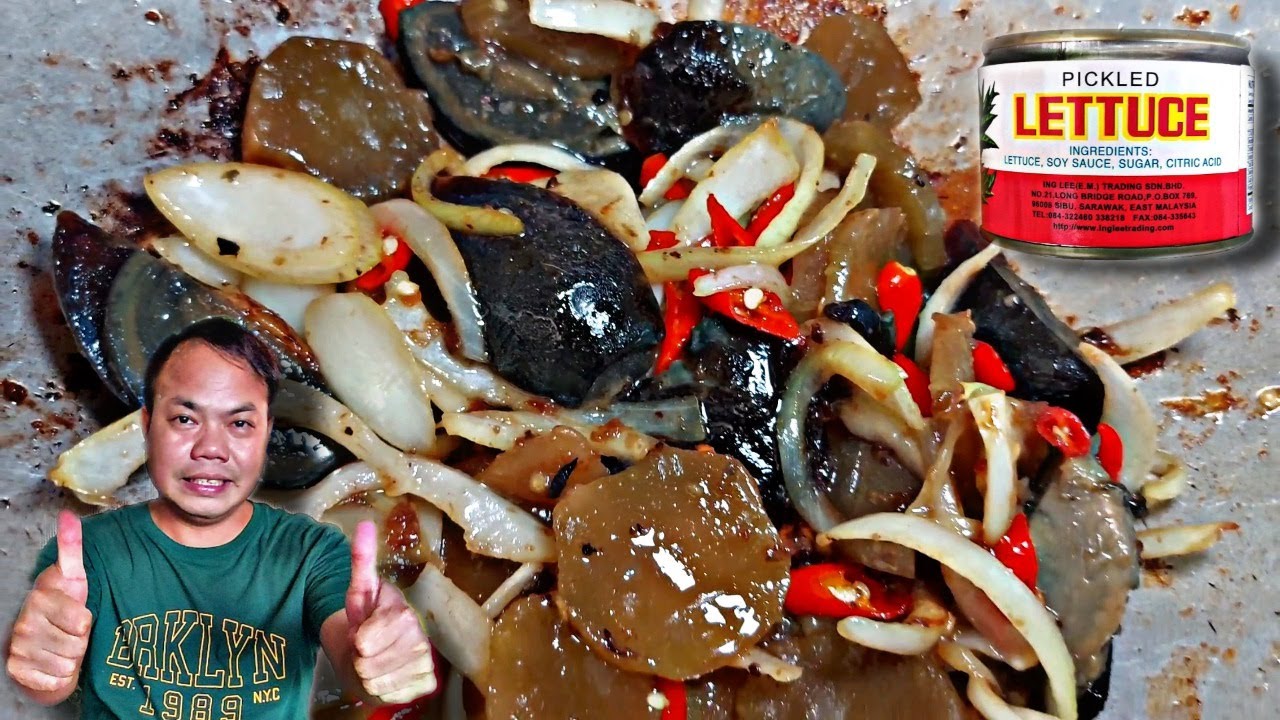 Resepi Telur Padi Dengan Jeruk Buah Lobak - YouTube