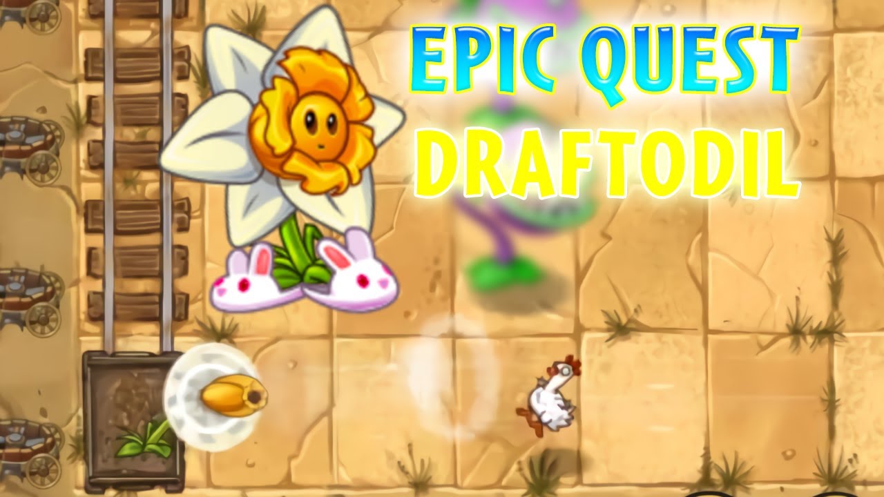 Plants vs. Zombies 2 - Epic Quest: Draftodil - YouTube