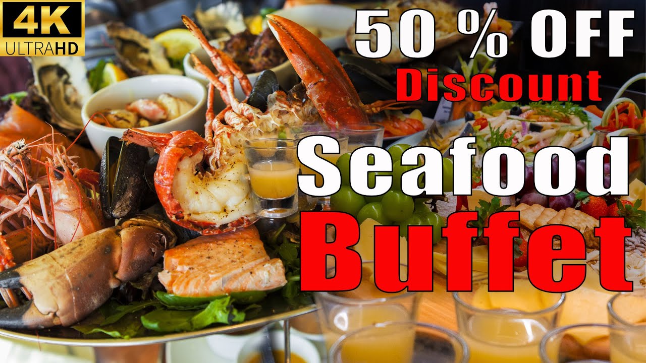 🦀ගනන් අඩුම Seafood Buffet එක 50% discount🦀🦑 | Courtyard by Marriott ...
