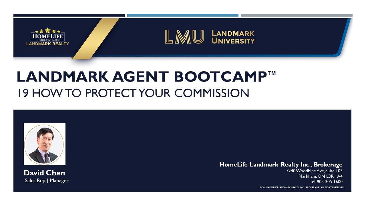 2024 Bootcamp 19 How to Protect Your Commission - YouTube