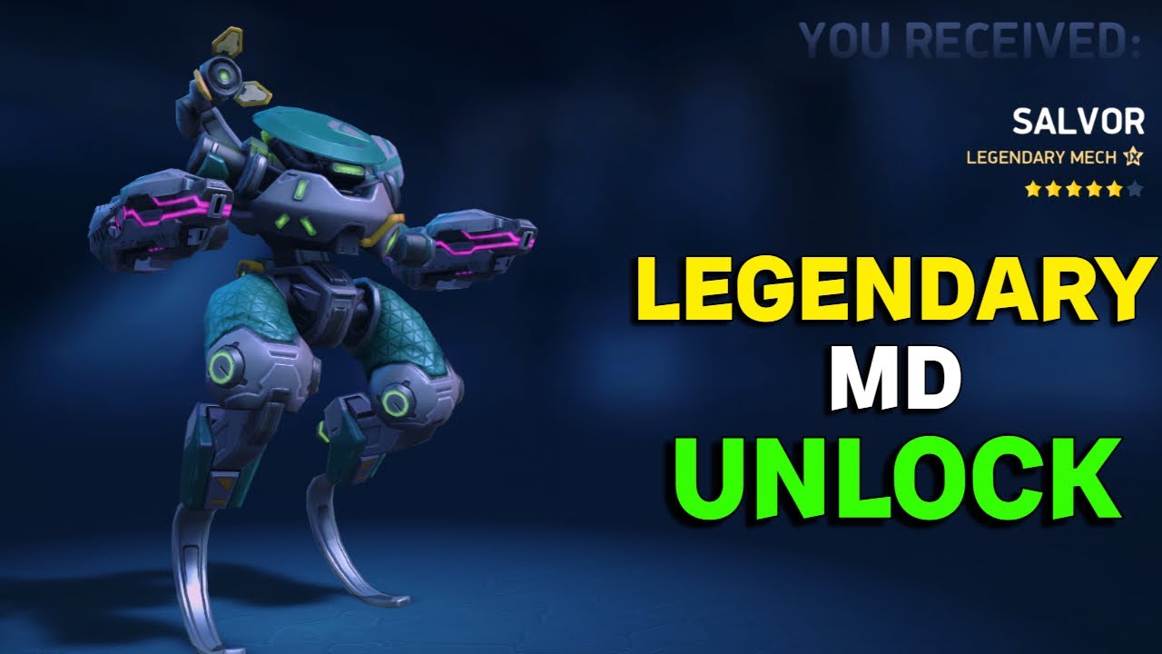 Legendary Healer SALVOR Unlock🔓😍 | Mech Arena - YouTube