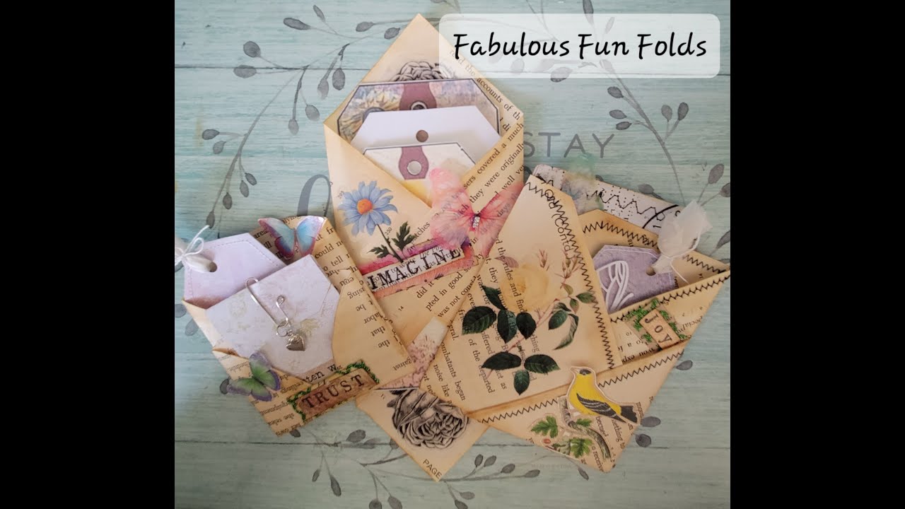 How to make a trio of Fabulous Fun Folds - YouTube