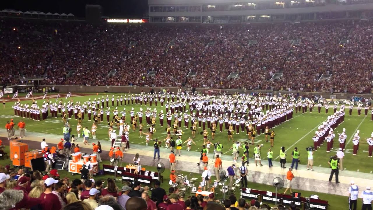 FSU Cheerleaders; pre-game FSU Cheer Sept 20, 2014 - YouTube