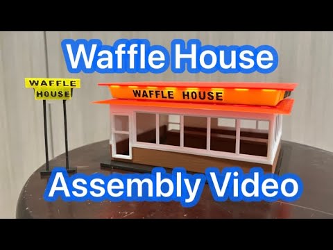 O Scale Waffle House Assembly Video - YouTube