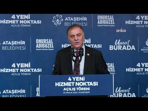 Ataşehir Belediyesi toplu açılış töreni / İstanbul #Canlı