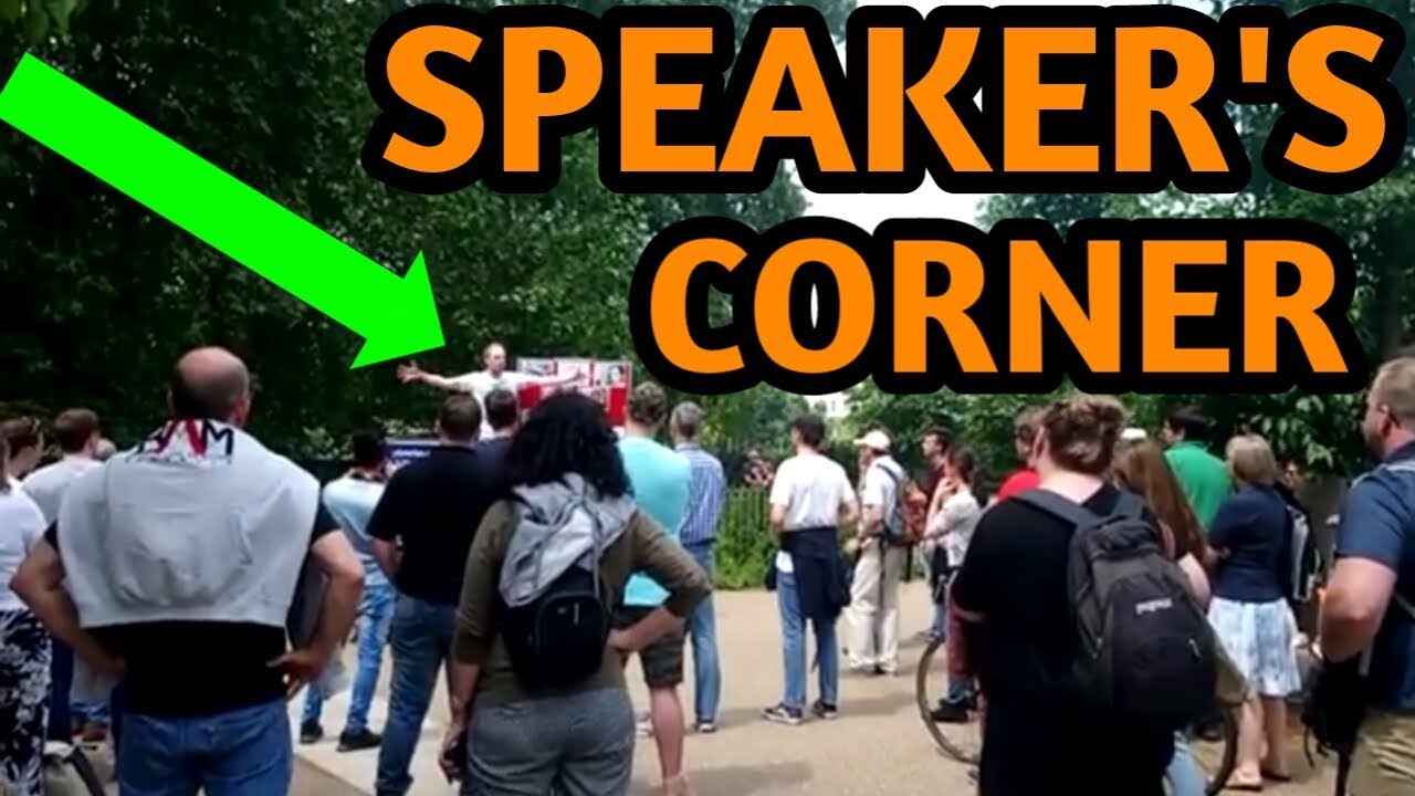 A STREET PREACHER'S PARADISE! Hyde Park Speakers Corner 2018 - YouTube