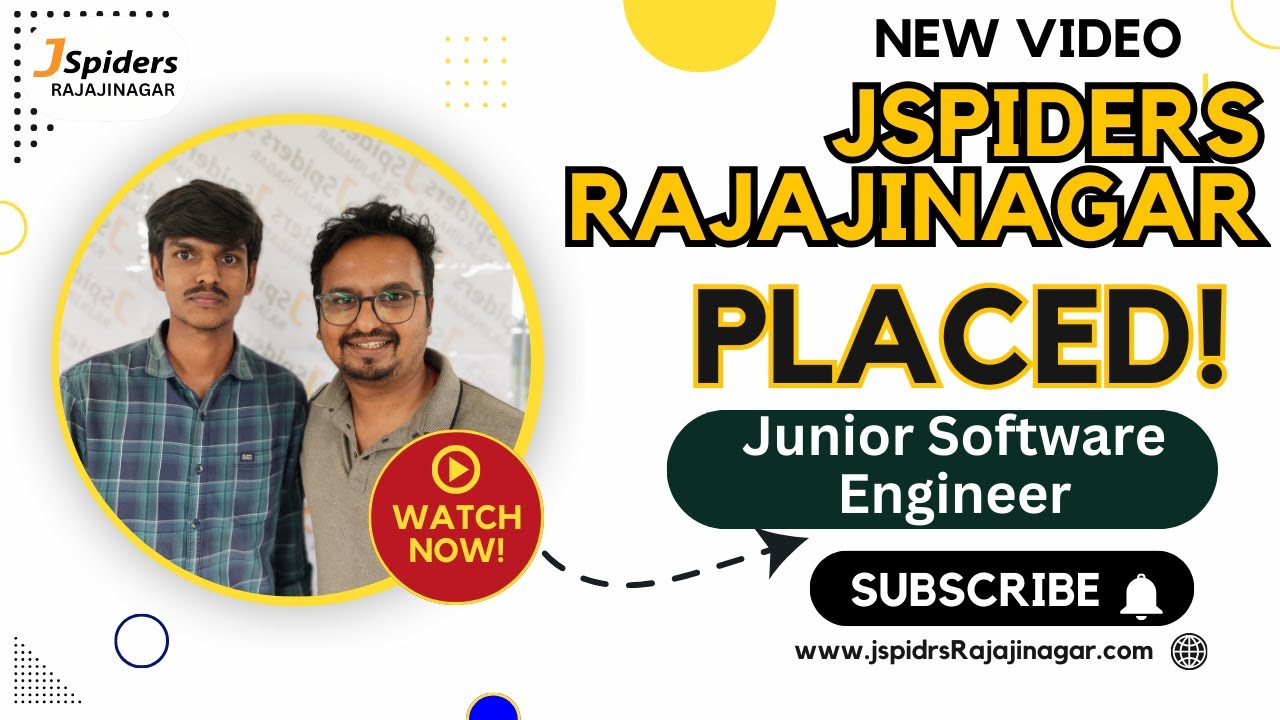 STUDENT PLACED A Junior Software Engineer FROM JSPIDERS RAJAJINAGAR ...