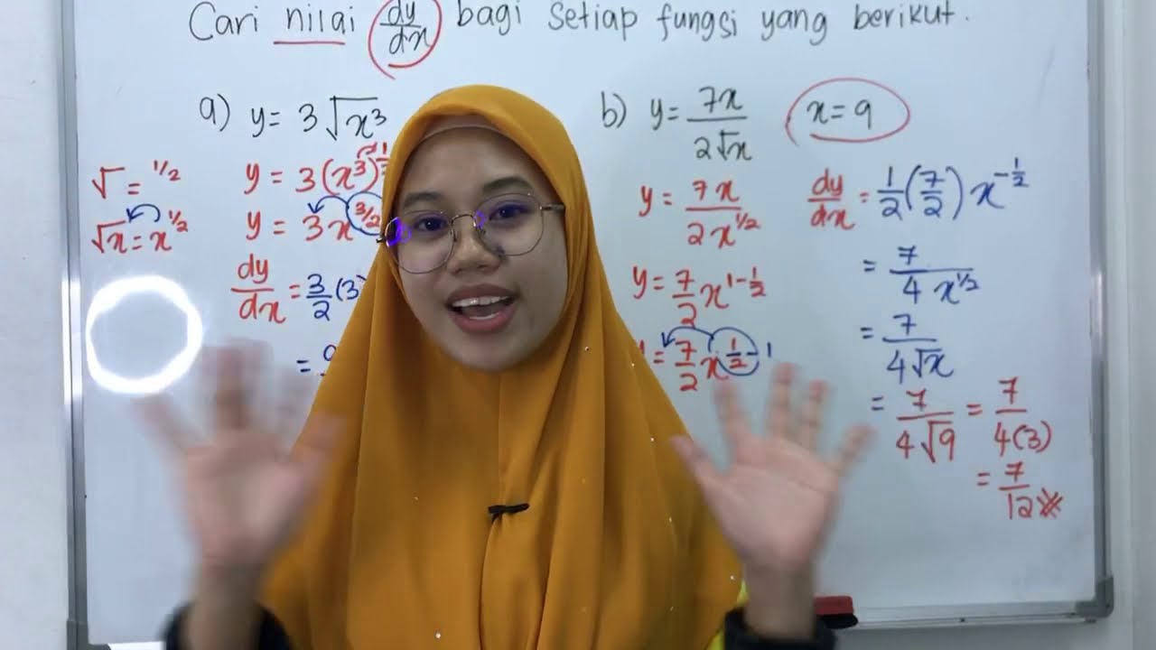 Mencari Nilai dy/dx (Bab 2 Pembezaan - Add Math Ting 5) - YouTube