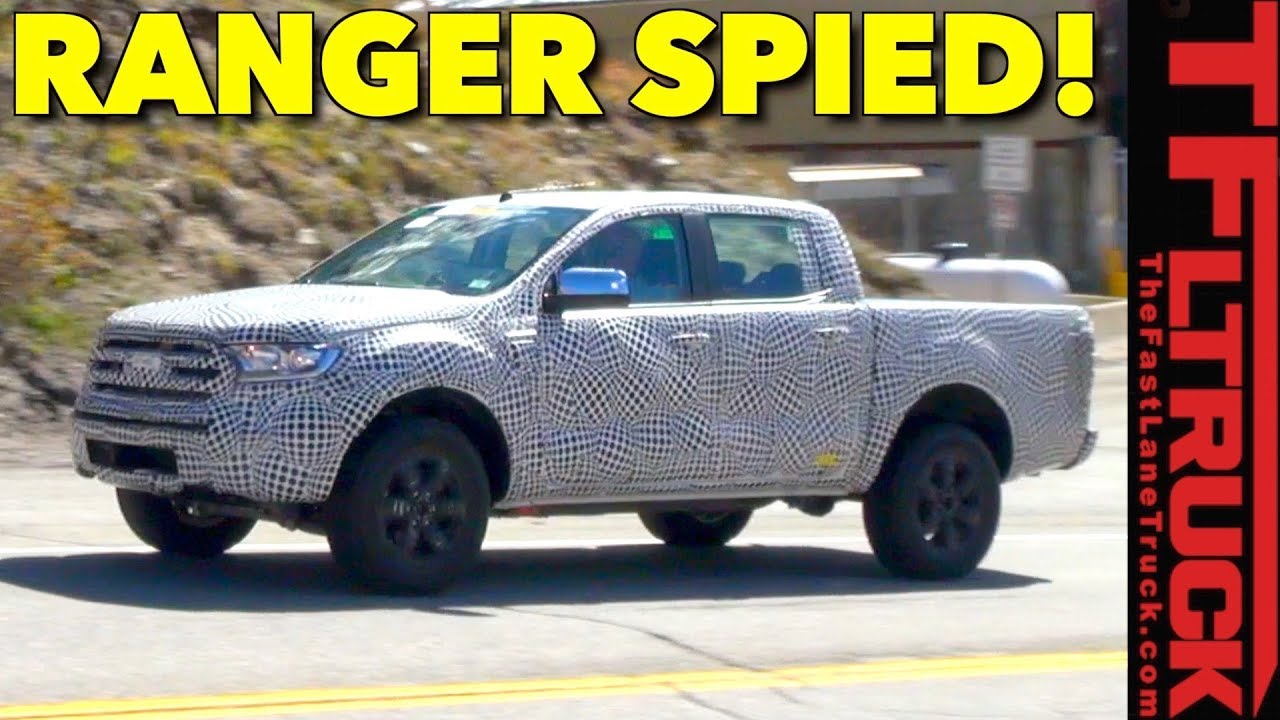 2019 Ford Ranger Crew Cab Prototype: Spied in the Wild - YouTube