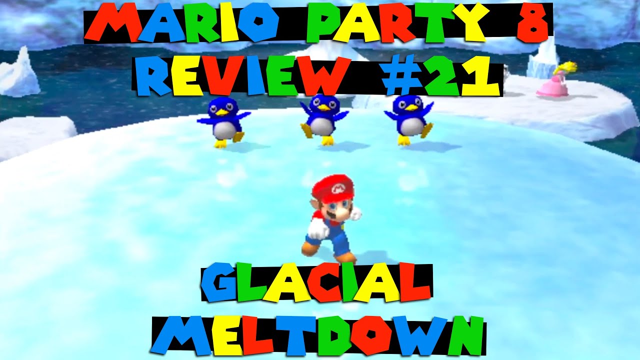 Mario Party 8 Minigame Review-Glacial Meltdown - YouTube