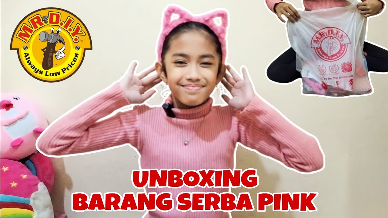 100 RIBU DAPAT APA | UNBOXING BARANG SERBA PINK YANG DIBORONG DARI MR D ...
