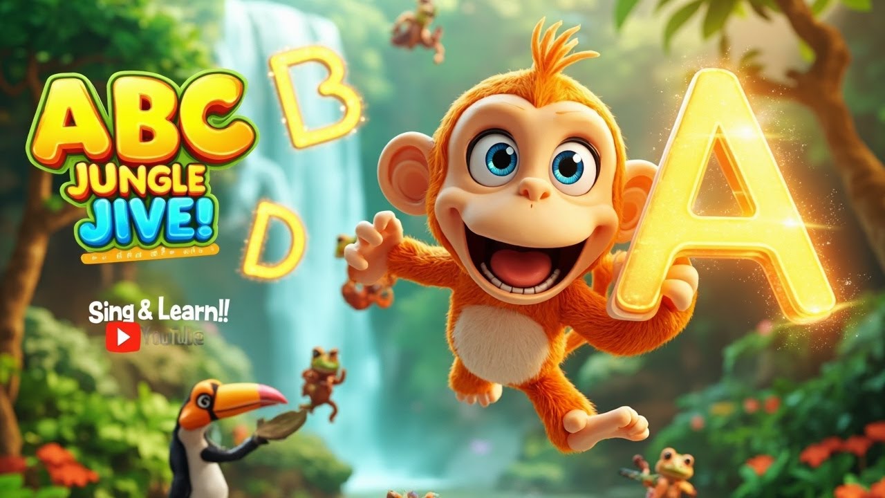 ABC Jungle Jive | DuDu Monkey Dance | Fun Kids Song & Dance! - YouTube