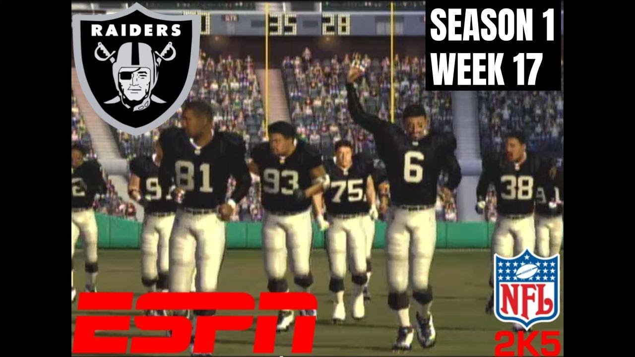 Regular Season Finale To Wrap Up The 2004 Season! ESPN 2k5 Raiders ...