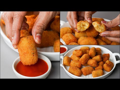 Potato Nugget Recipe | Crispy Aloo Nuggets | Evening Potato Recipe | Aloo Snacks Recipe