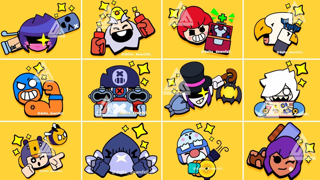 All Leon Pins Brawl Stars