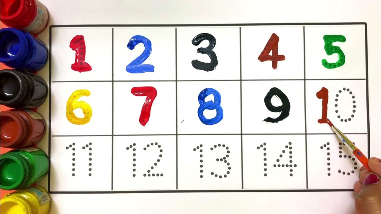 123 Numbers, One two three, a to z, ABC, ABCDE, 1 to 100 counting, learn to count, alphabet -116 ...