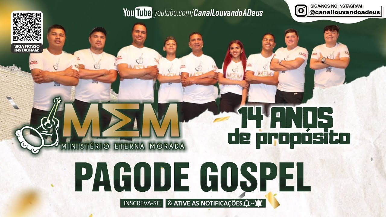 Grupo ETERNA MORADA 14 Anos Ao Vivo - PAGODE GOSPEL - YouTube